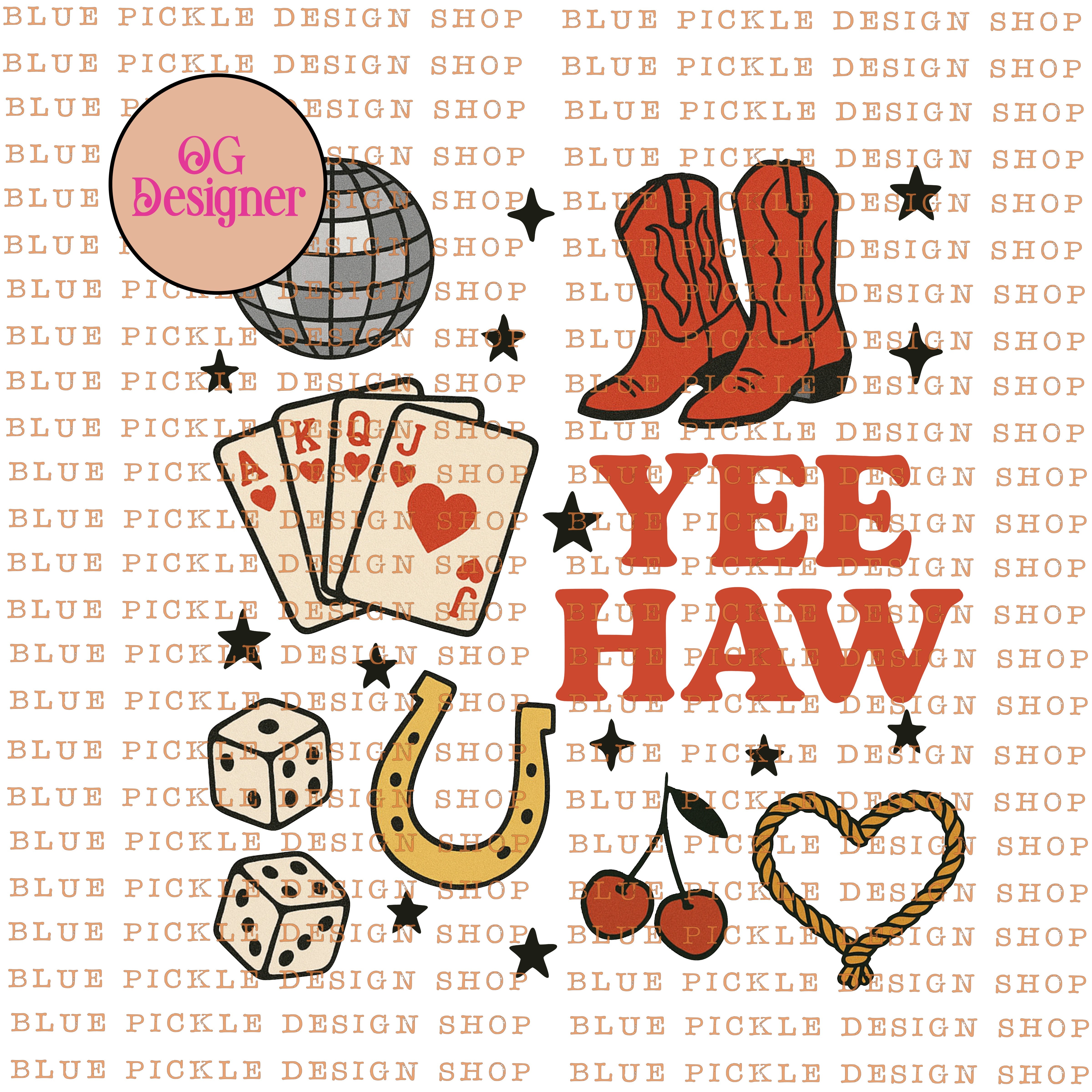 Yee Haw Country Design - DIGITAL DESIGN- INSTANT DOWNLOAD – The Blue ...